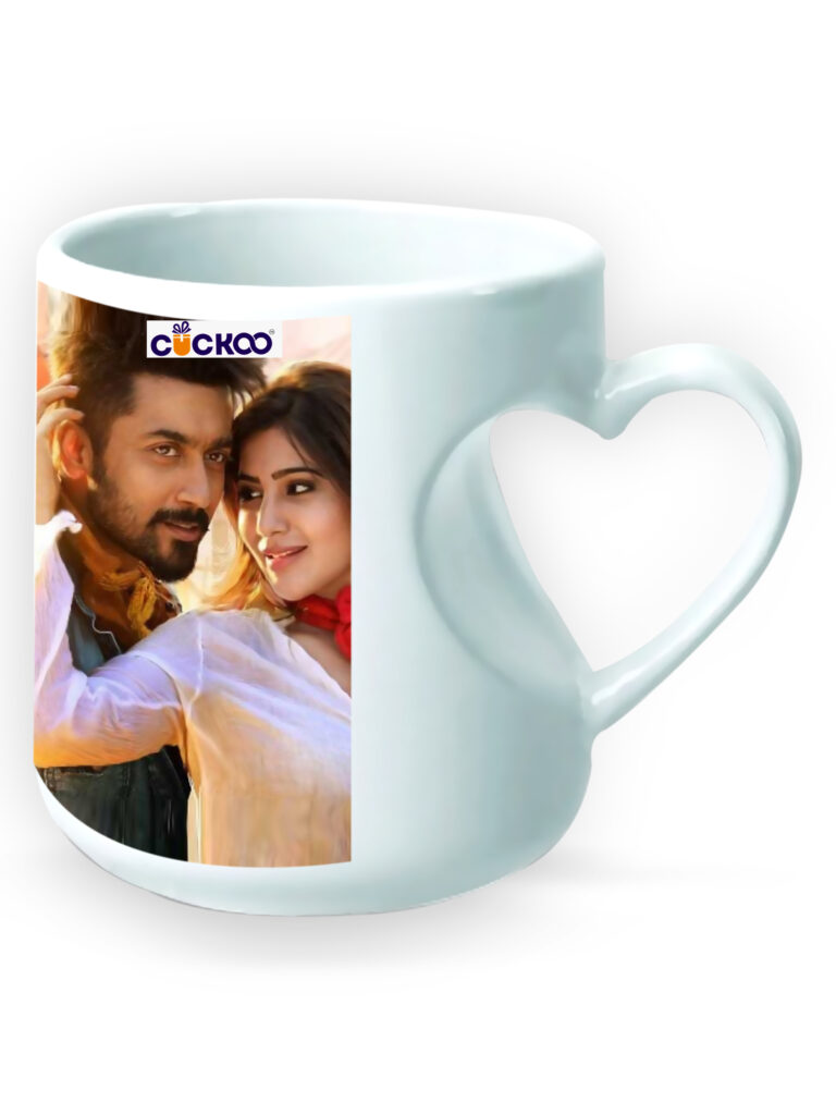 INNER HEART HANDLE WHITE MUG – Cuckoo Prints